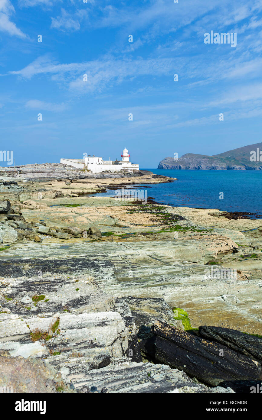 Valentia Lighthouse looking towards Beginish Island, Valentia Island ...