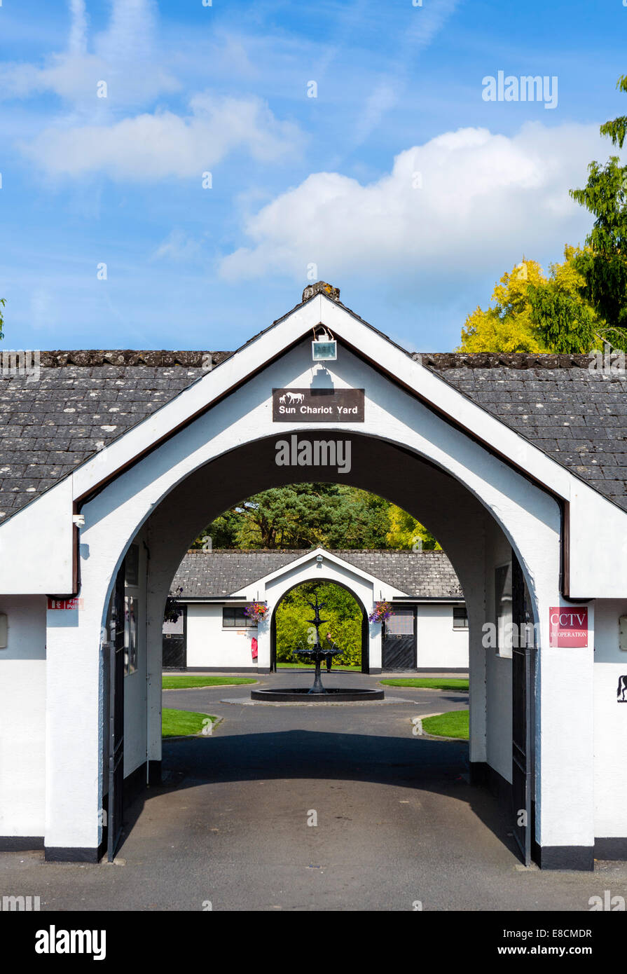 Sun Chariot Yard at the Irish National Stud breeding facility, Tully ...