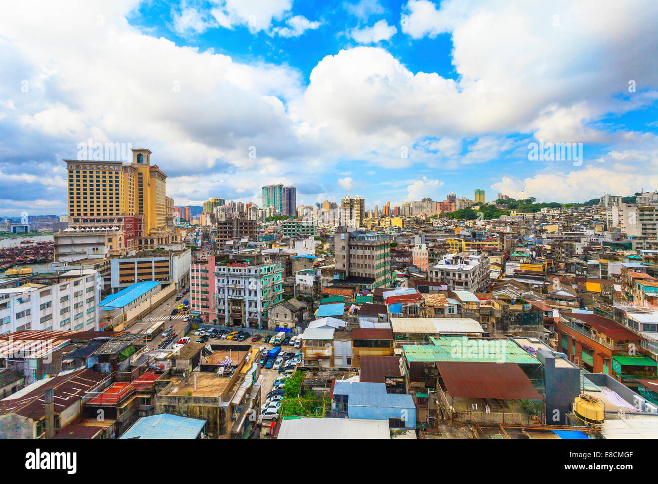 Macau cityscape in downtown Stock Photo - Alamy
