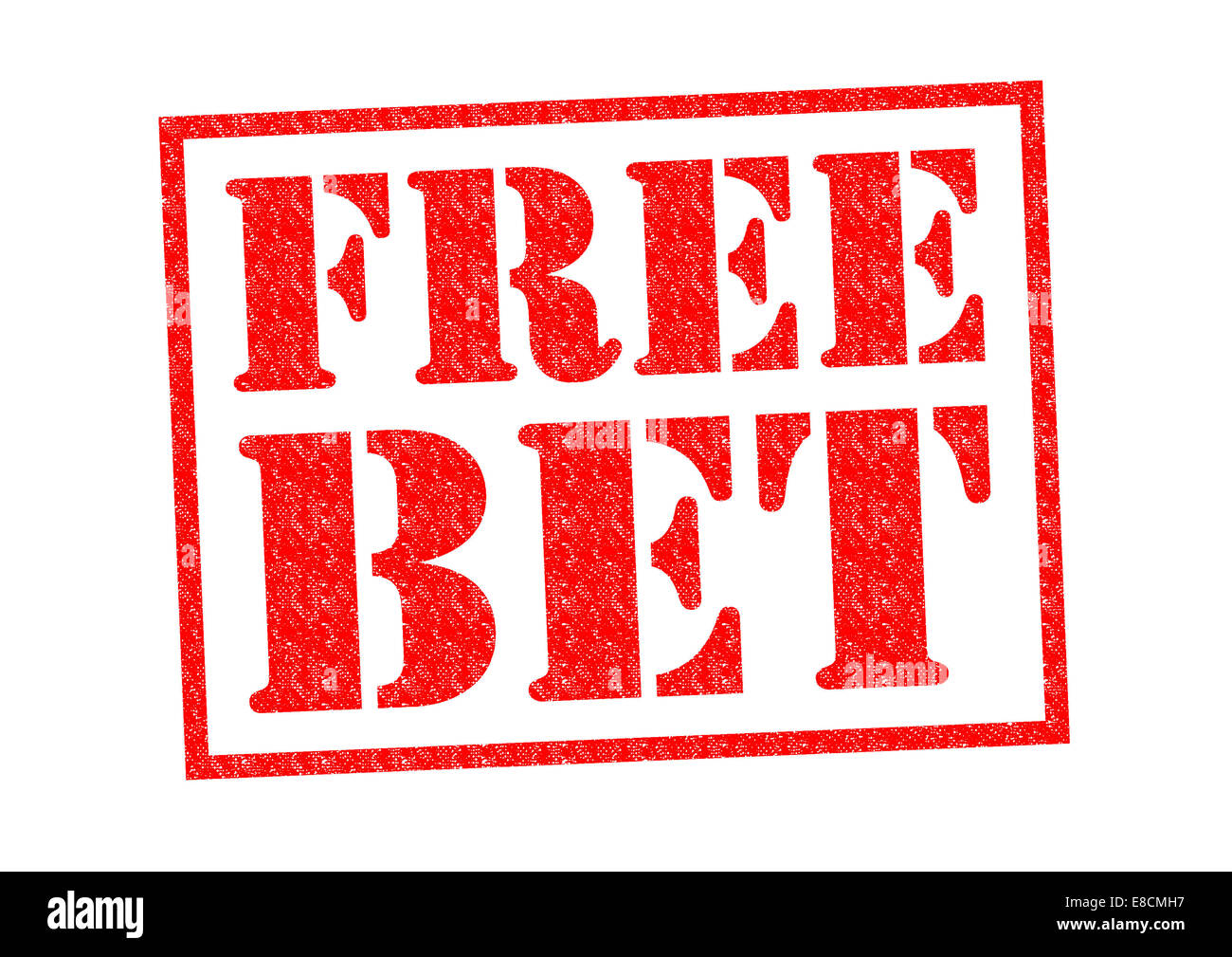 FREE BET red Rubber Stamp over a white background Stock Photo - Alamy