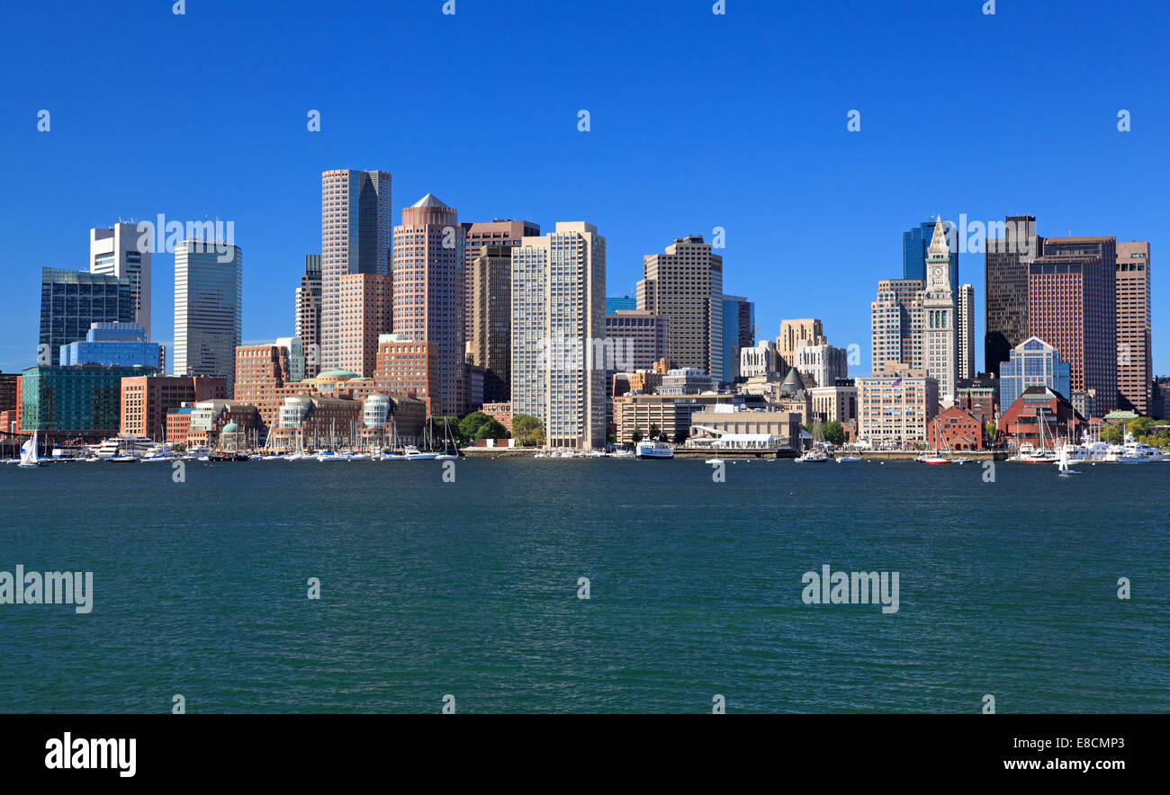 Boston skyline, USA Stock Photo - Alamy