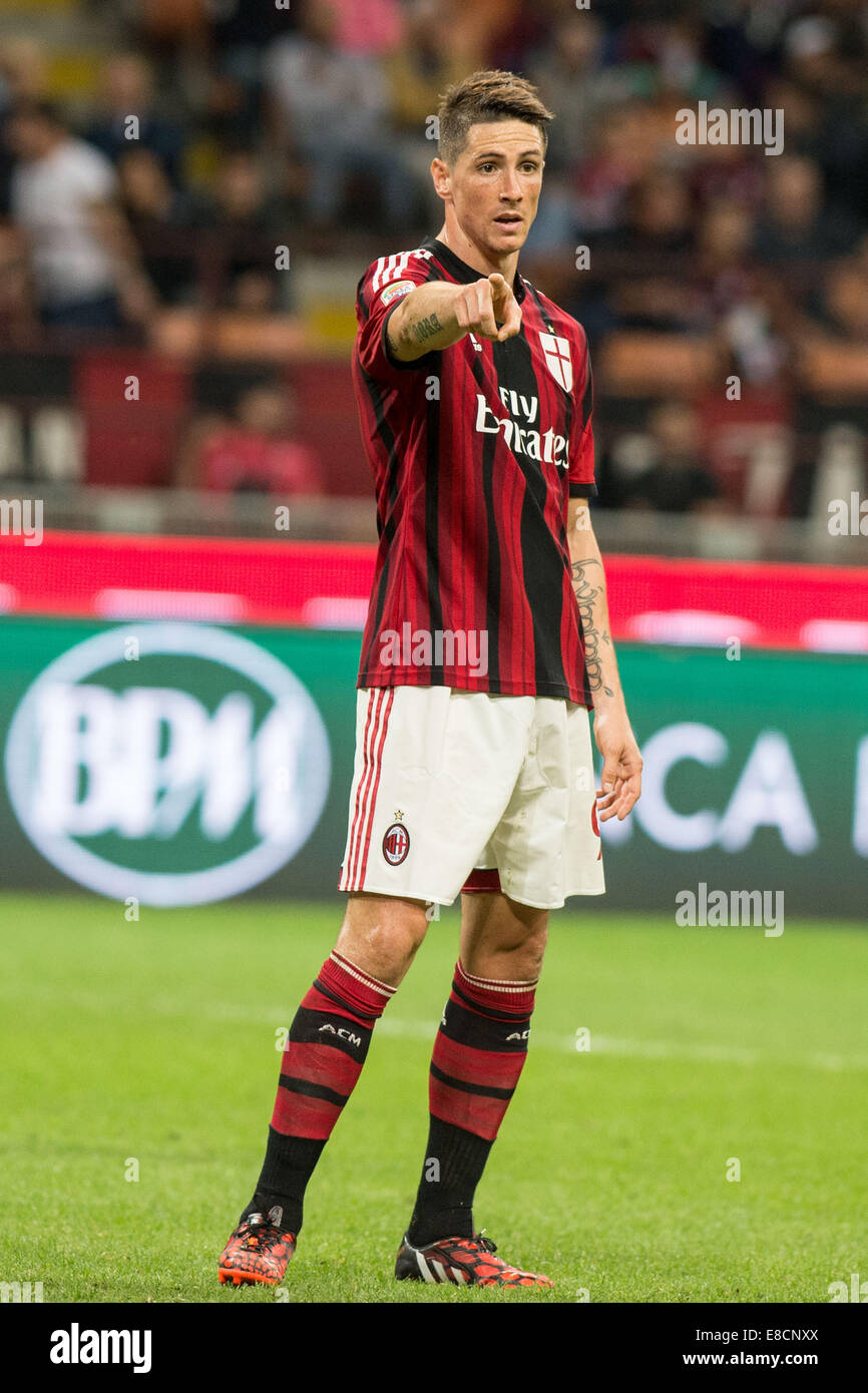 Milan, Italy. 4th Oct, 2014. Fernando Torres (Milan) Football/Soccer ...