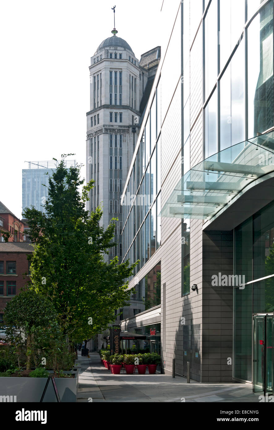 The tower of Sunlight House with the Beetham Tower in the distance ...
