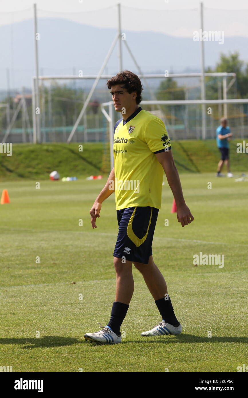 Player of Parma F.C., playing in Serie A of the Italian football league ...