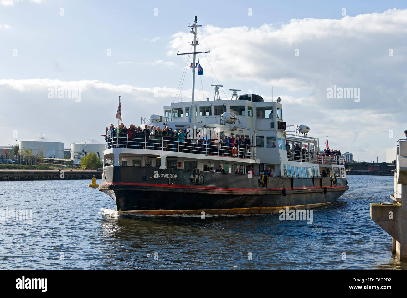 Mersey Ferries 'Manchester Ship Canal Cruise' boat, the 'Snowdrop ...