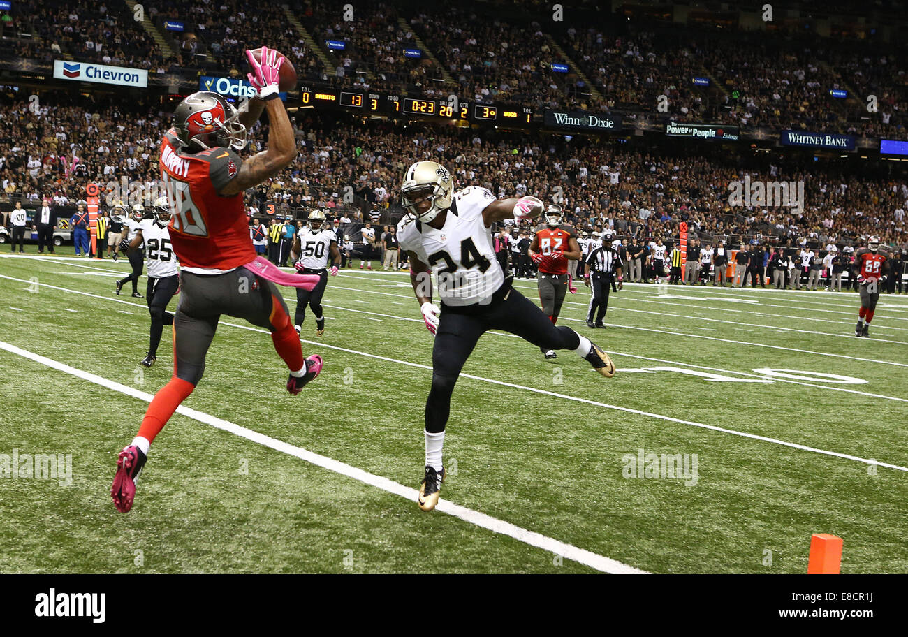 New Orleans, LOUISIANA, USA. 5th Oct, 2014. Tampa Bay Buccaneers' wide ...