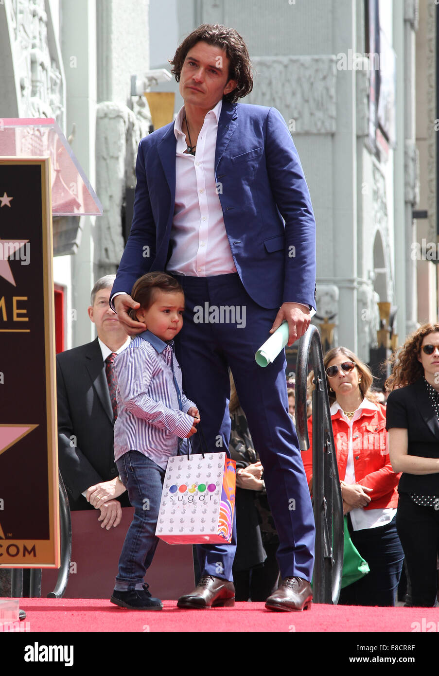 Orlando Bloom honored with a star on the Hollywood Walk of Fame ...
