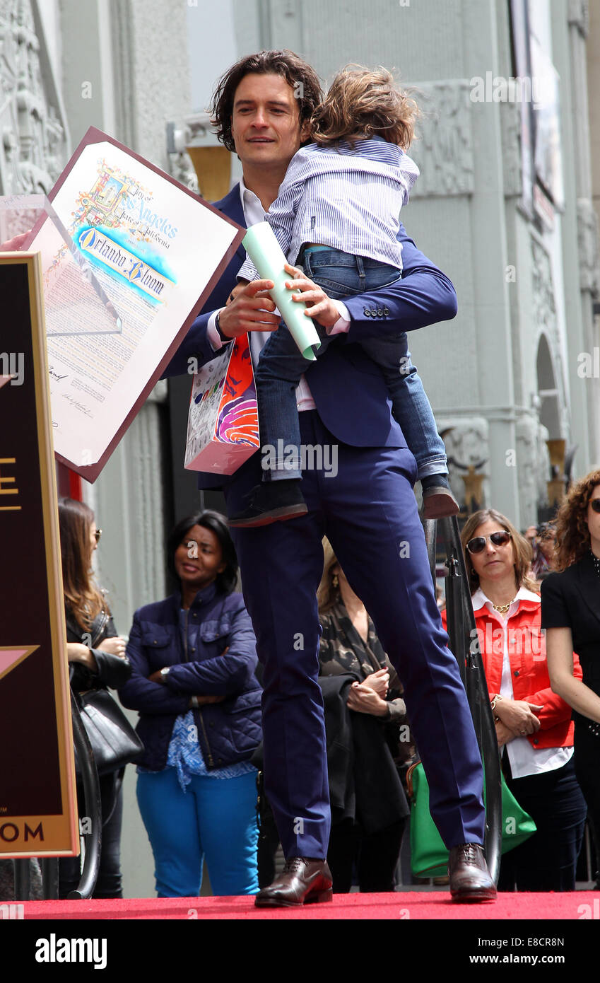 Orlando Bloom honored with a star on the Hollywood Walk of Fame ...