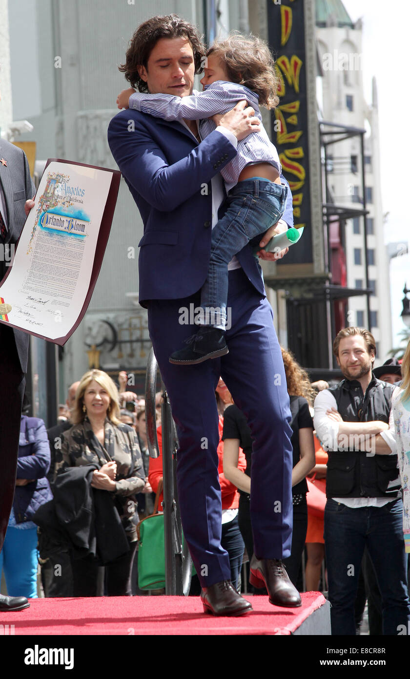 Orlando Bloom honored with a star on the Hollywood Walk of Fame ...