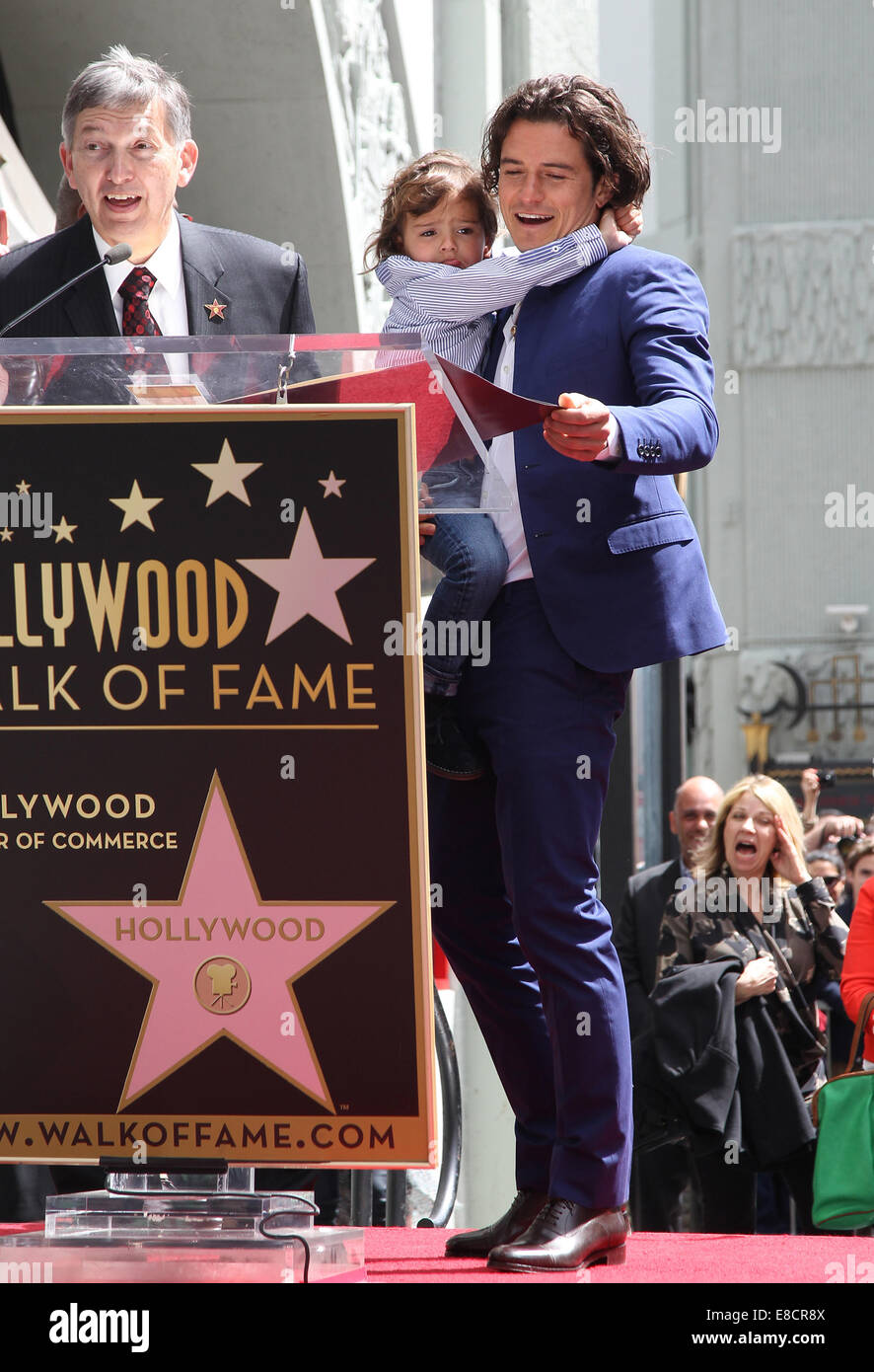 Orlando Bloom honored with a star on the Hollywood Walk of Fame ...