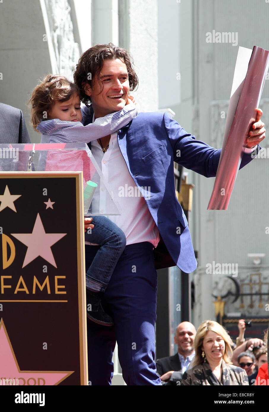 Orlando Bloom honored with a star on the Hollywood Walk of Fame ...