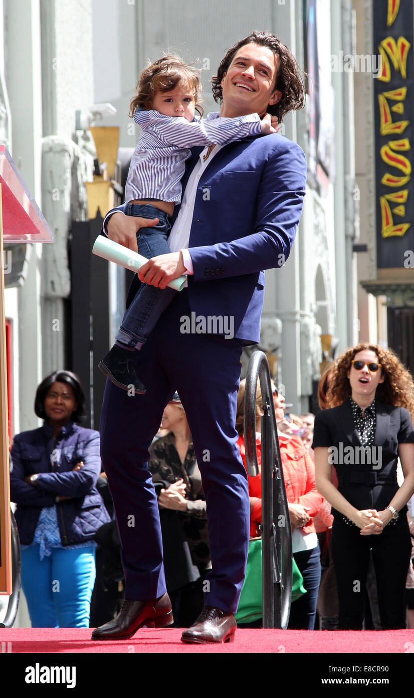 Orlando Bloom honored with a star on the Hollywood Walk of Fame ...