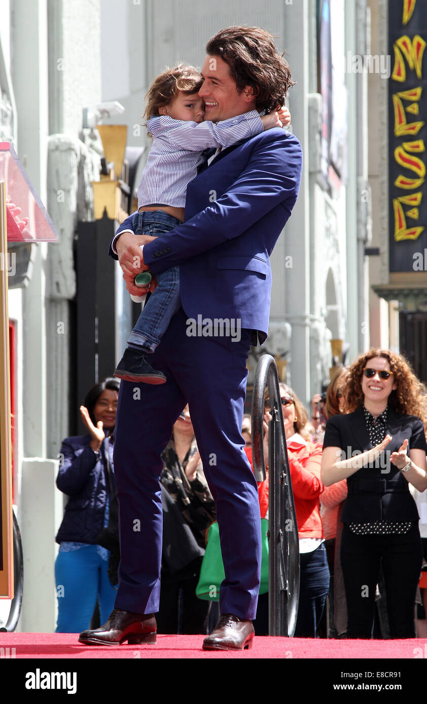 Orlando Bloom honored with a star on the Hollywood Walk of Fame ...