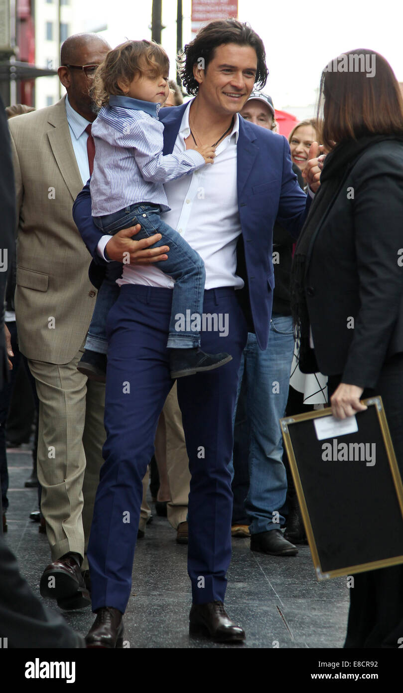 Orlando Bloom honored with a star on the Hollywood Walk of Fame ...