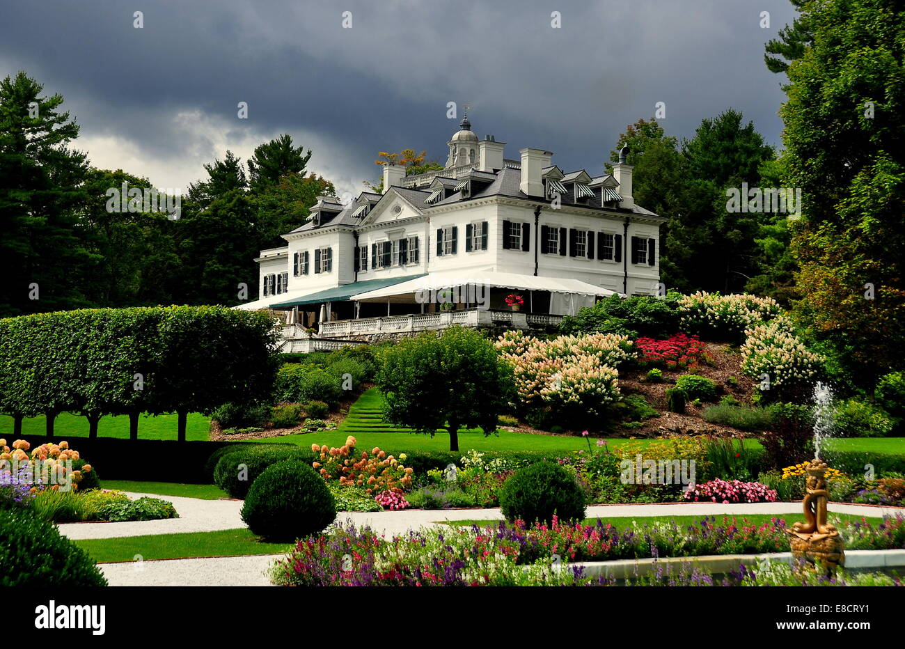 Lenox, Massachusetts: The Mount, home of American author Edith Wharton ...