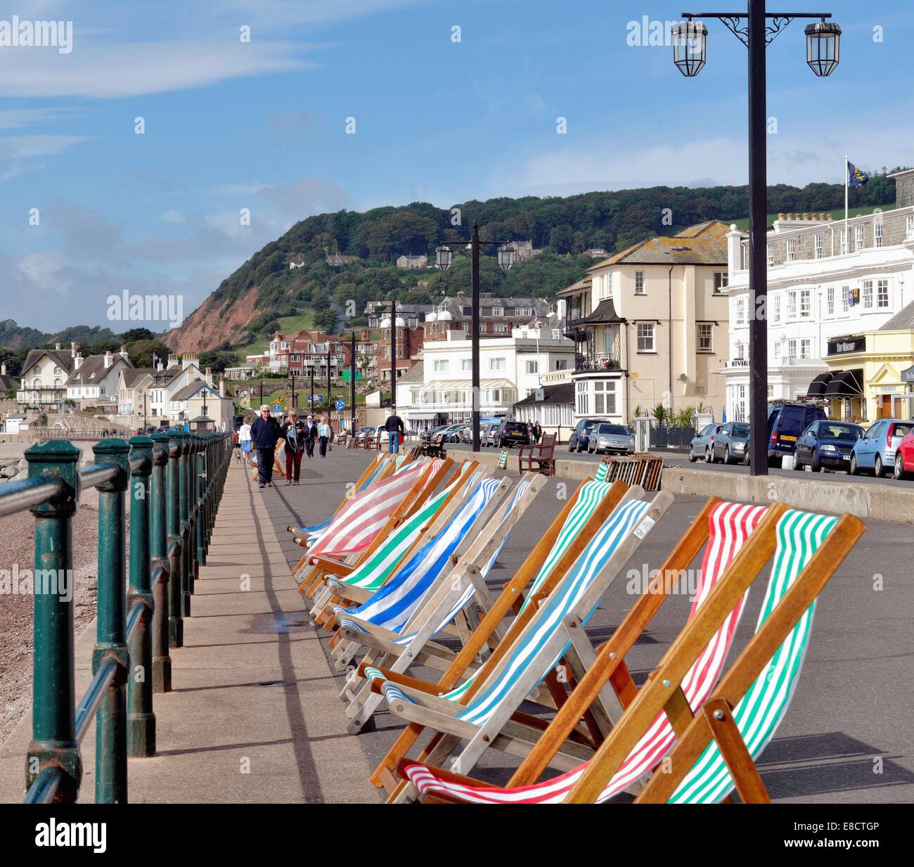 Sidmouth seafront East Devon England Stock Photo - Alamy