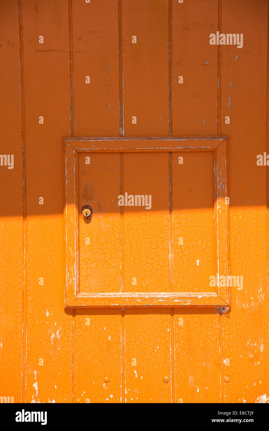 Orange wooden door hi-res stock photography and images - Alamy