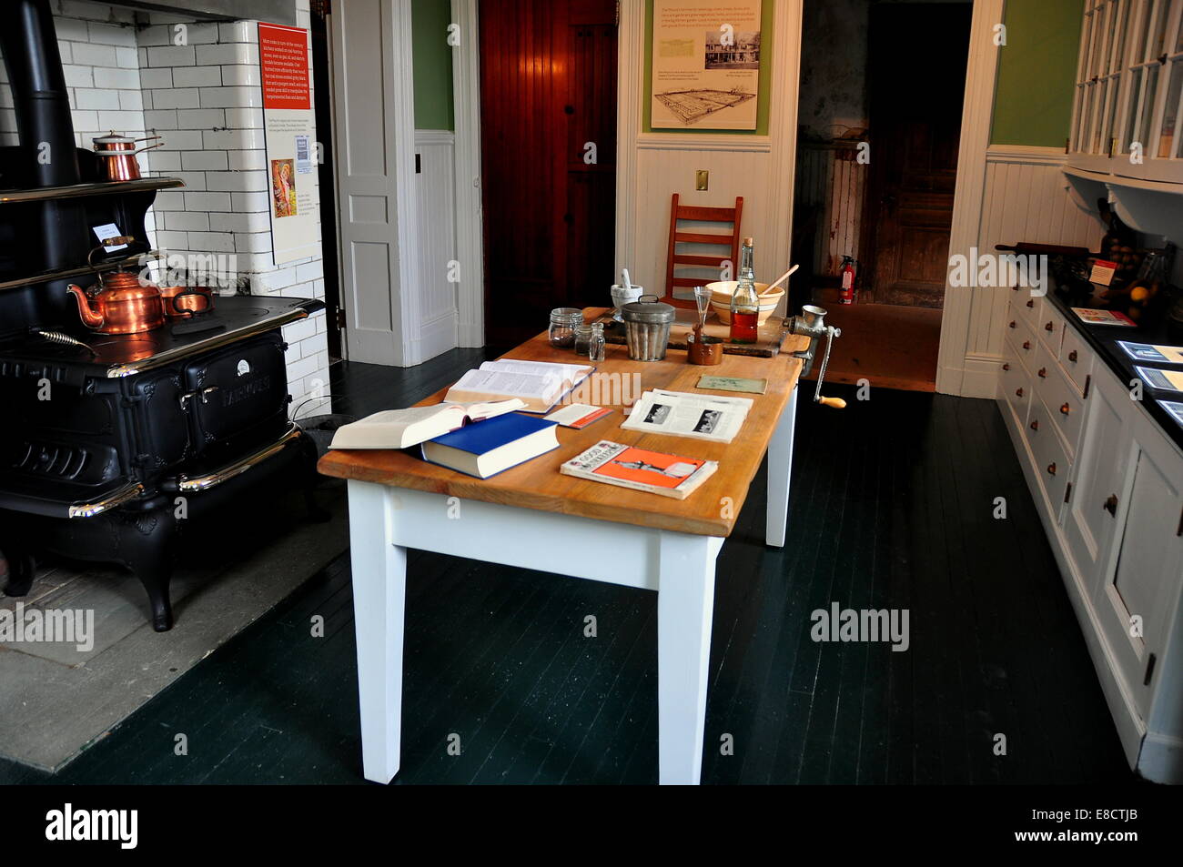 Lenox, Massachusetts: The basement kitchen at Edith Wharton's Summer ...