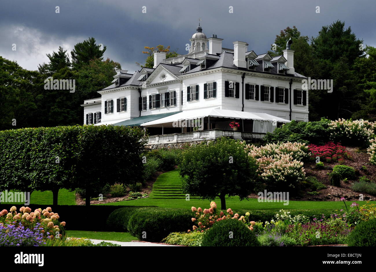 Lenox, Massachusetts: The Mount, home of American author Edith Wharton ...
