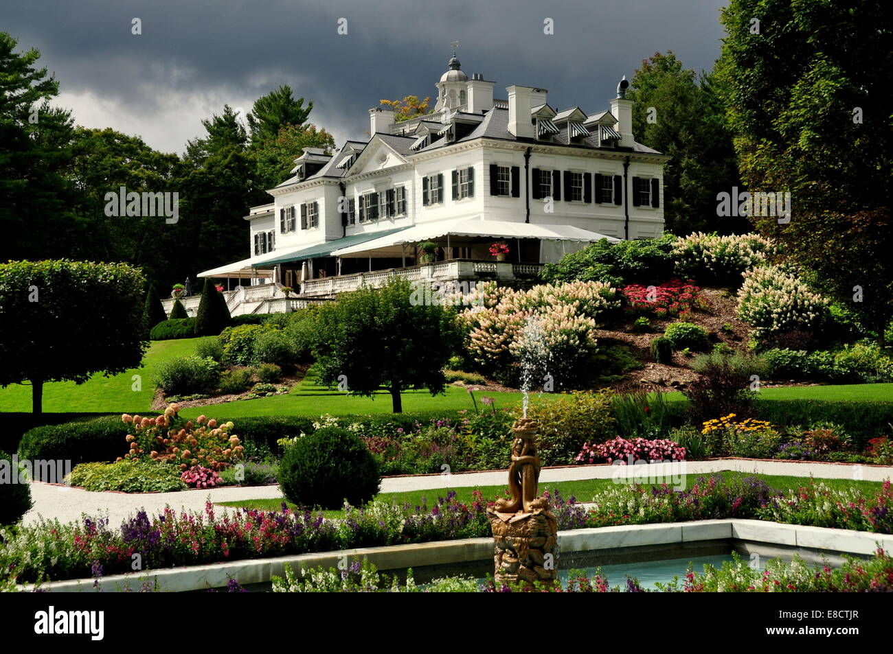 Lenox, Massachusetts: The Mount, home of American author Edith Wharton ...