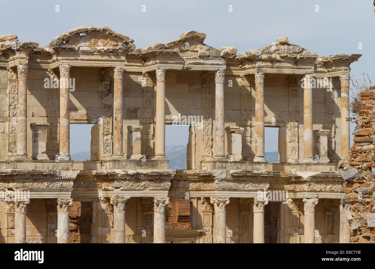 Library Celsus Ephesus Turkey Stock Photo - Alamy