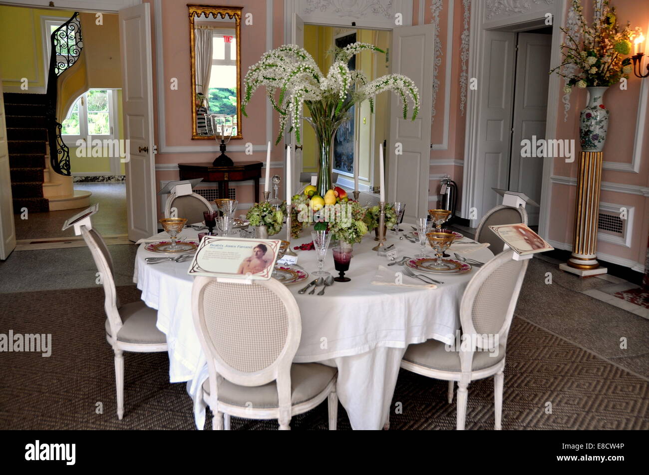 Lenox, Massachusetts: Formal Dining Room at The Mount, Edith Wharton's ...