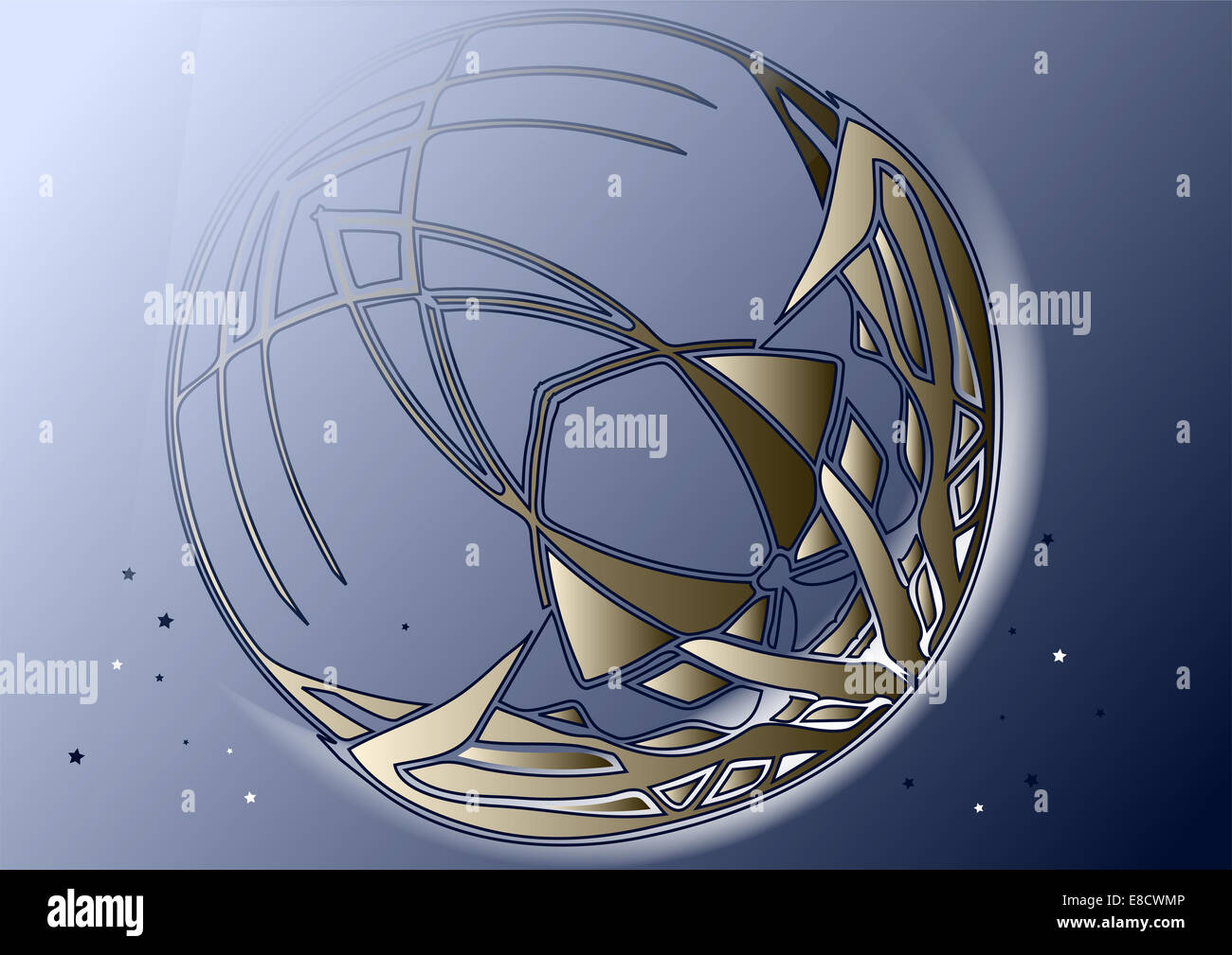 abstract crescent moon Stock Photo - Alamy