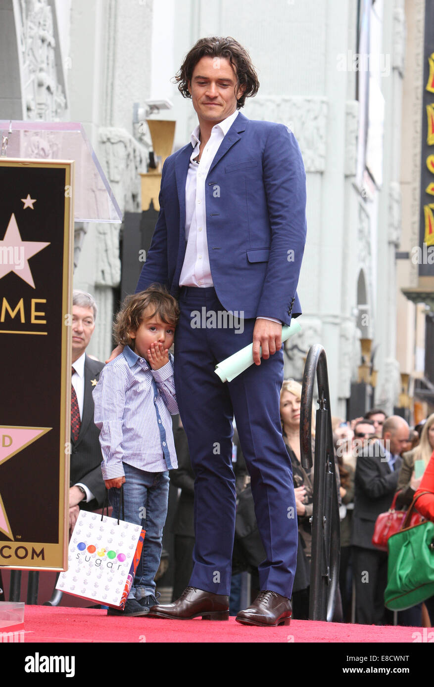 Orlando Bloom honored with a star on the Hollywood Walk of Fame ...
