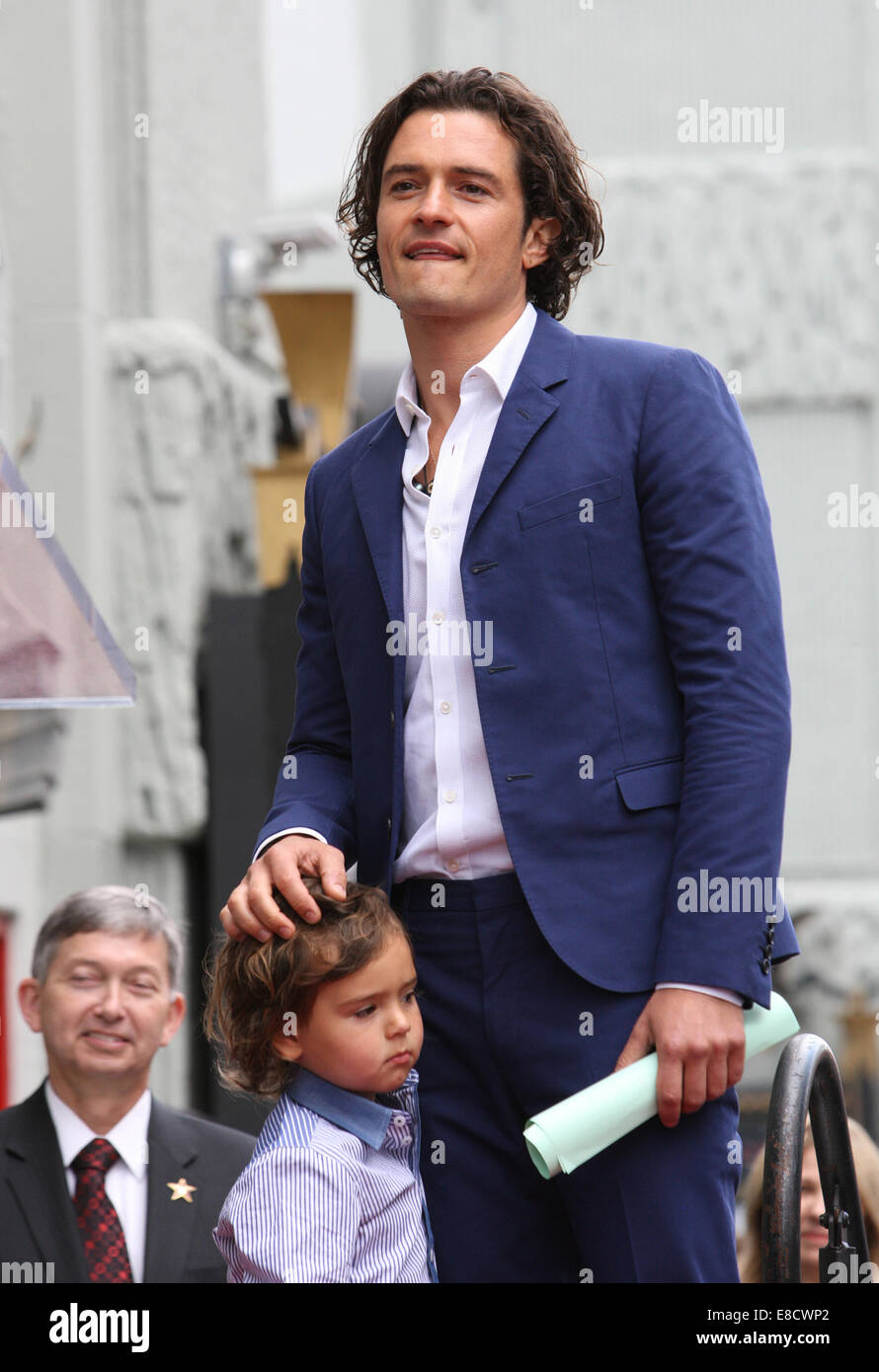 Orlando Bloom honored with a star on the Hollywood Walk of Fame ...