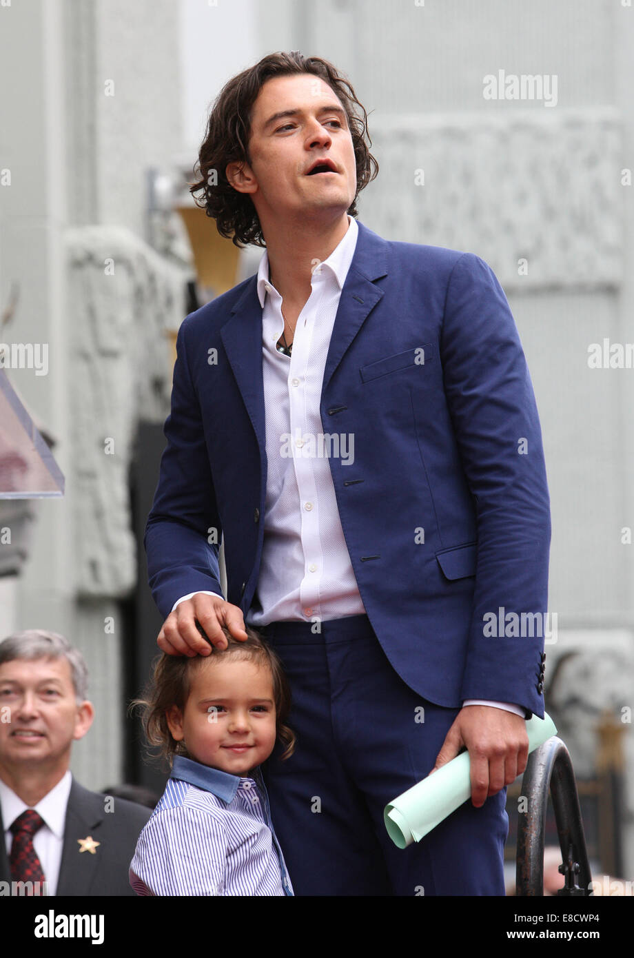 Orlando Bloom honored with a star on the Hollywood Walk of Fame ...