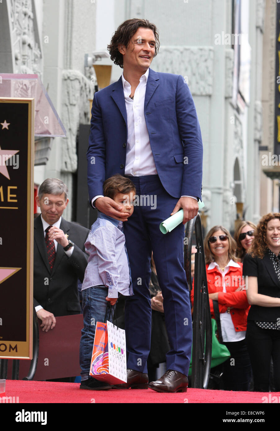 Orlando Bloom honored with a star on the Hollywood Walk of Fame ...