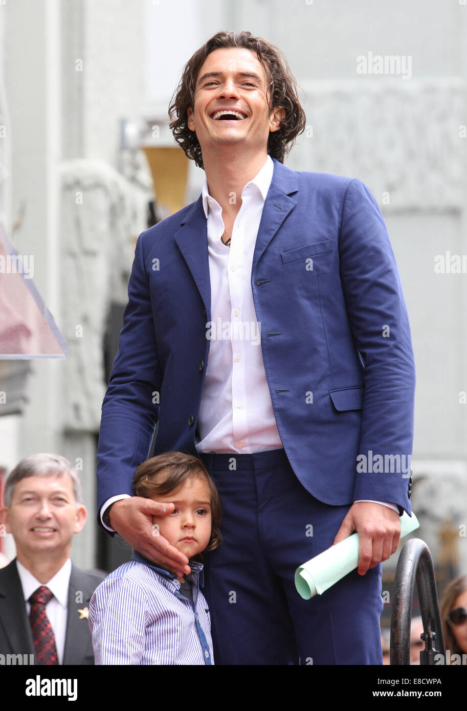 Orlando Bloom honored with a star on the Hollywood Walk of Fame ...