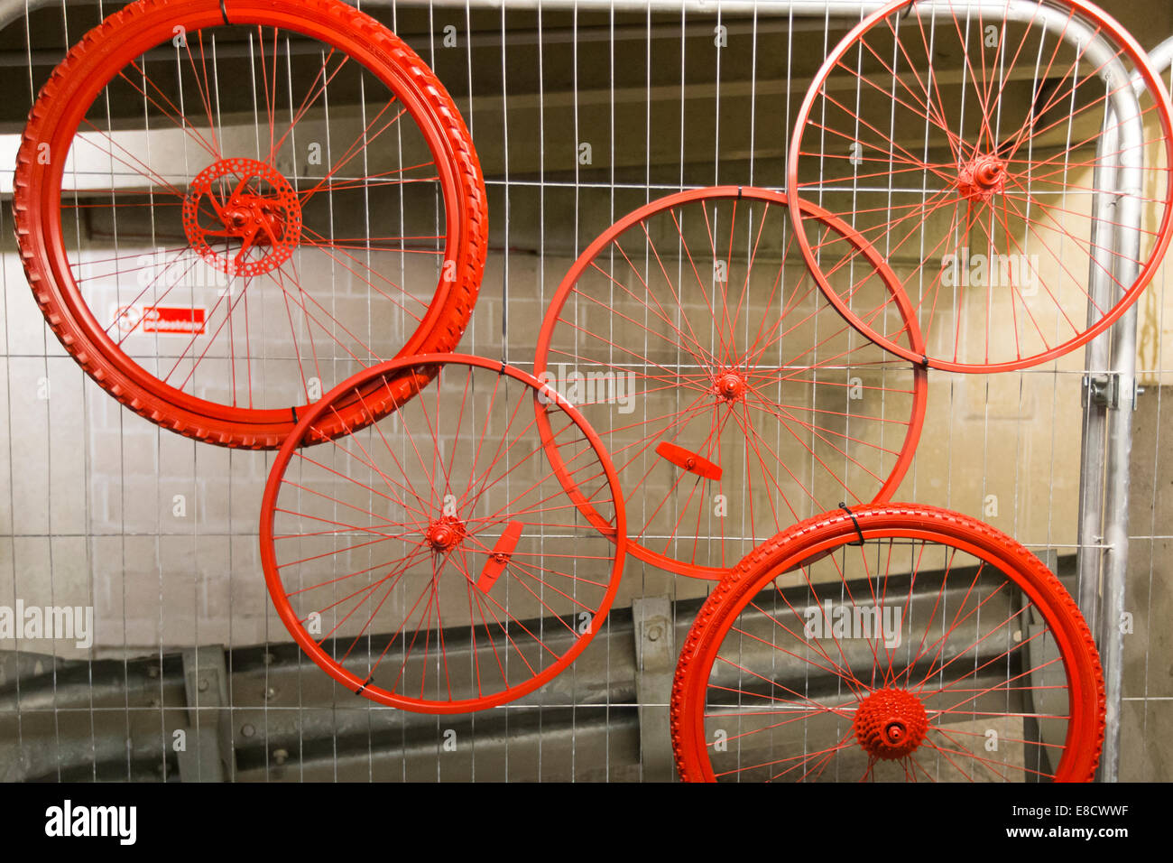 Bicycle wheels on display hi-res stock photography and images - Alamy