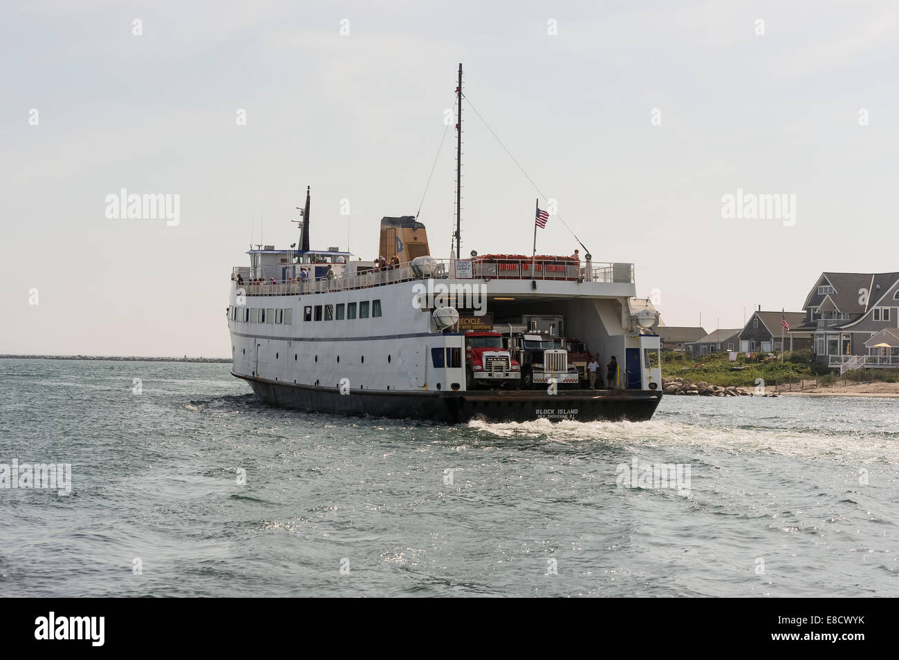The Block Island Ferry located in Narragansett, Point Judith Galilee ...