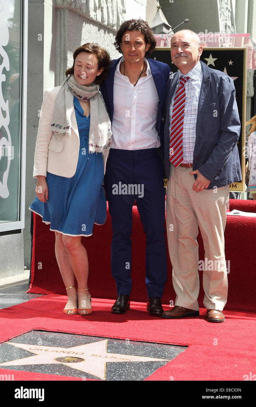 Orlando Bloom honored with a star on the Hollywood Walk of Fame ...