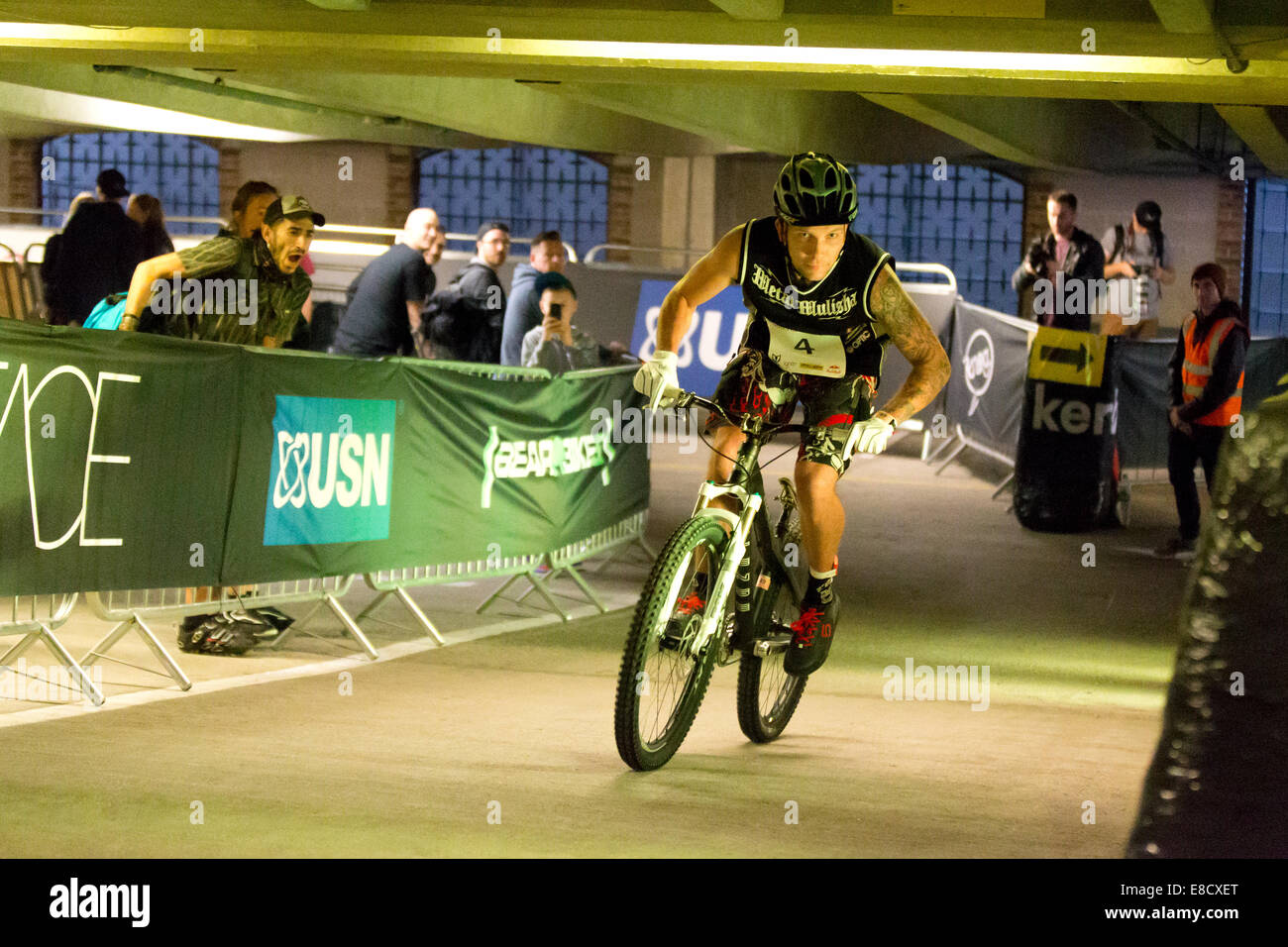 Danny Butler (4) at Parkour Ride a multi-discipline cycling event held ...