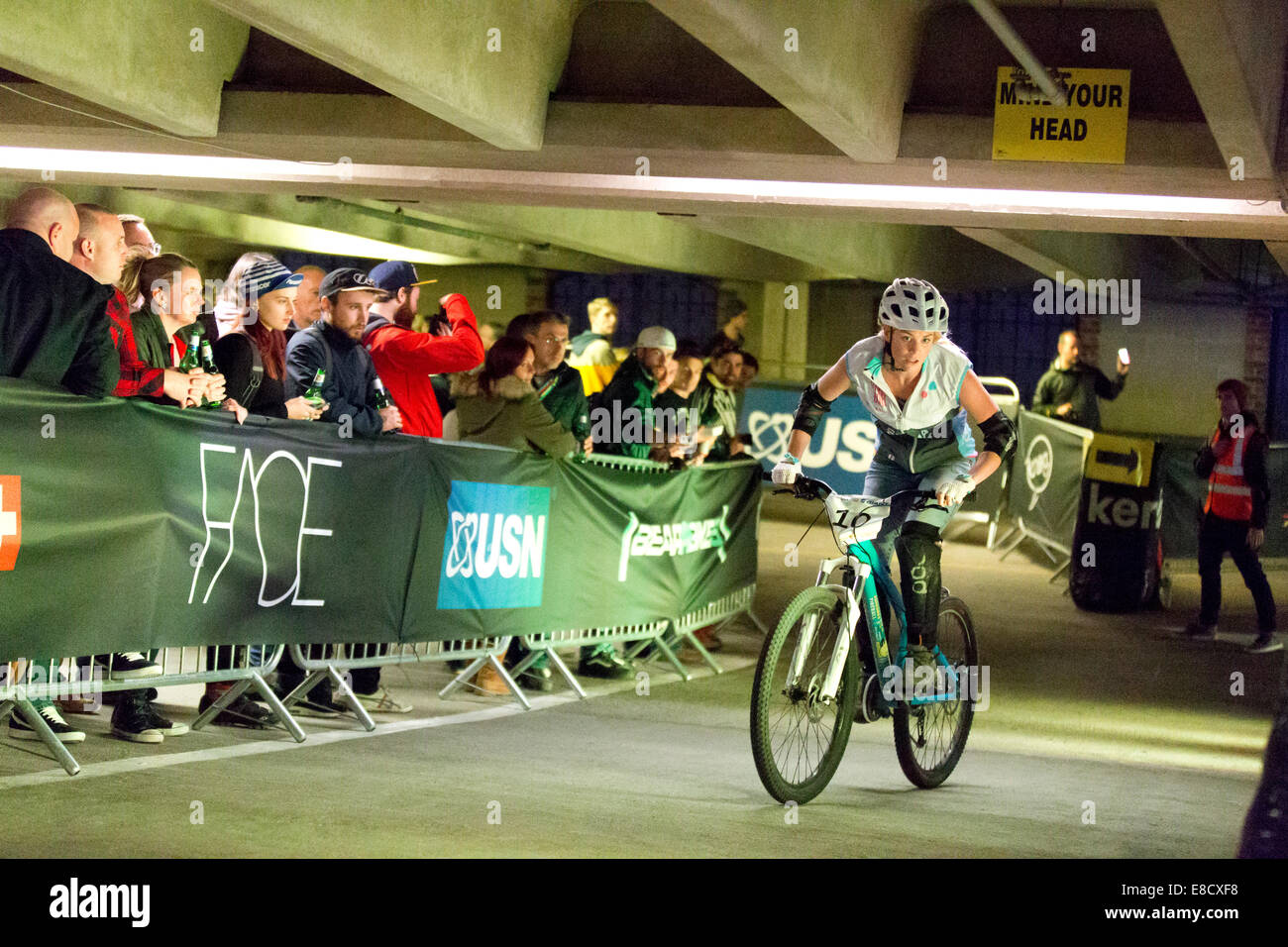 Anna Glowinski at Parkour Ride a multi-discipline cycling event held in ...