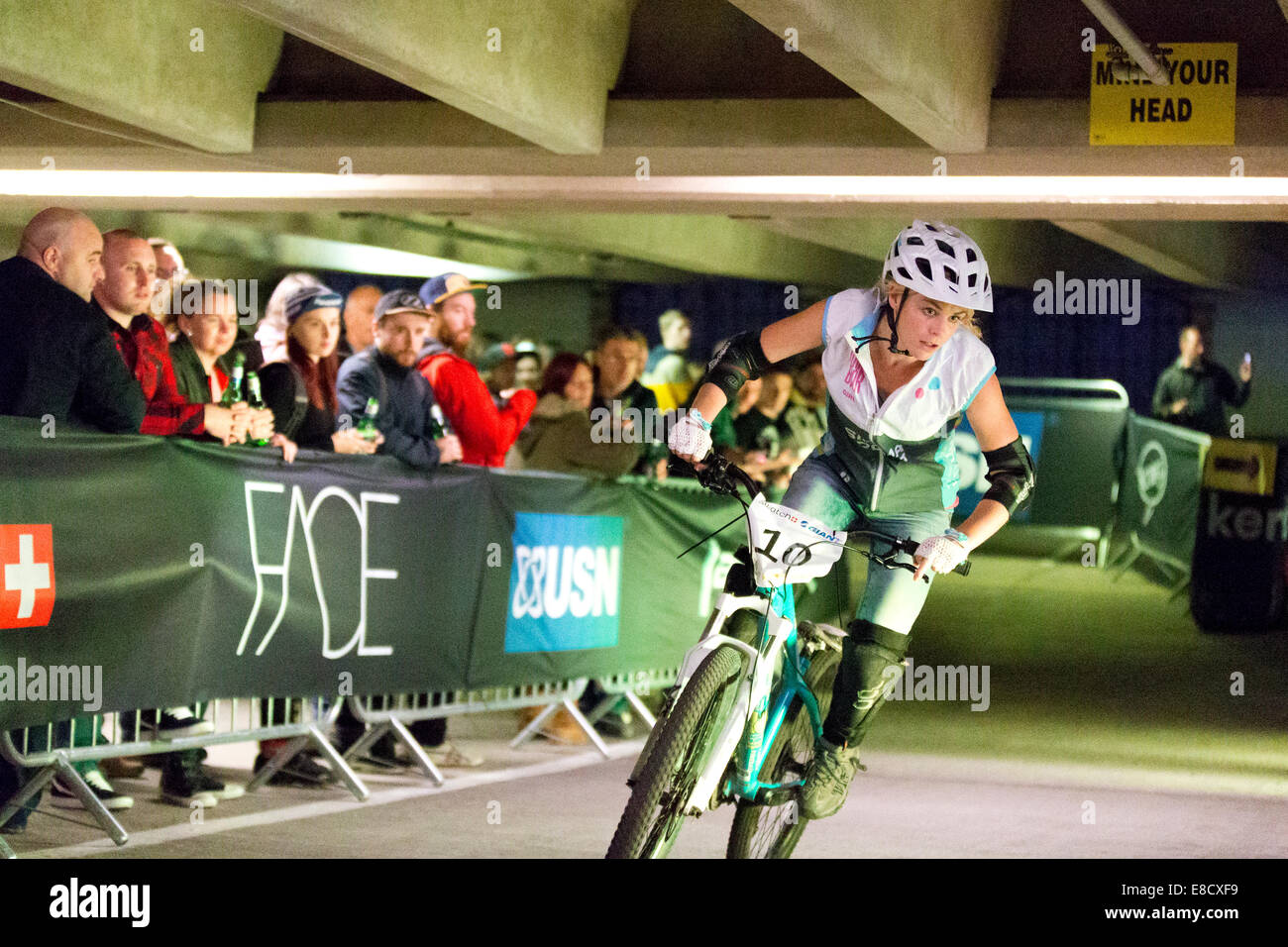 Anna Glowinski at Parkour Ride a multi-discipline cycling event held in ...