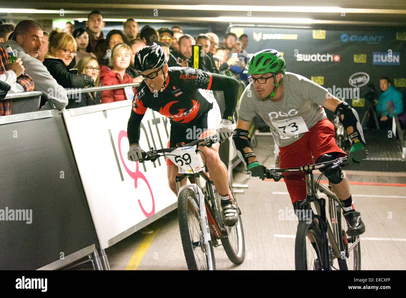 David Hemming (59) James Parsons (73) at Parkour Ride a multi ...