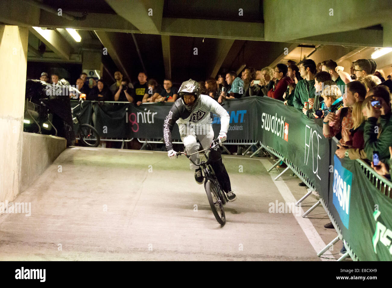 Tre Whyte at Parkour Ride a multi-discipline cycling event held in an ...