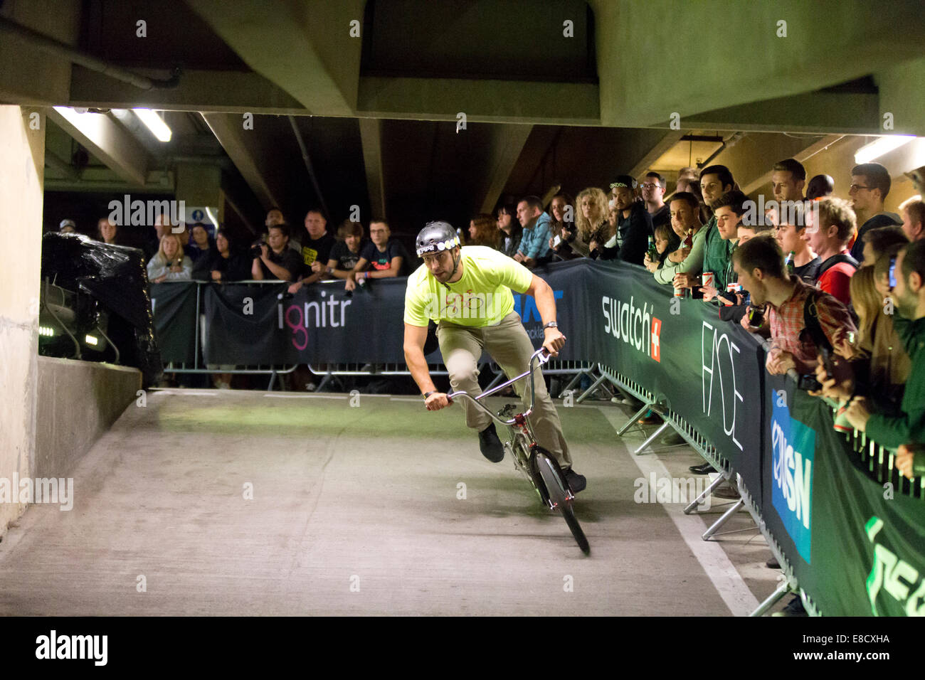 Rob REED at Parkour Ride a multi-discipline cycling event held in an ...