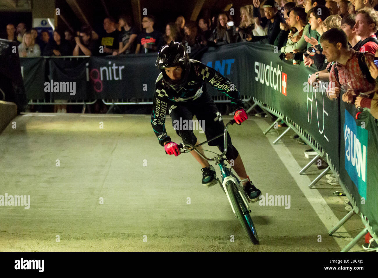 Ryan Stack at Parkour Ride a multi-discipline cycling event held in an ...