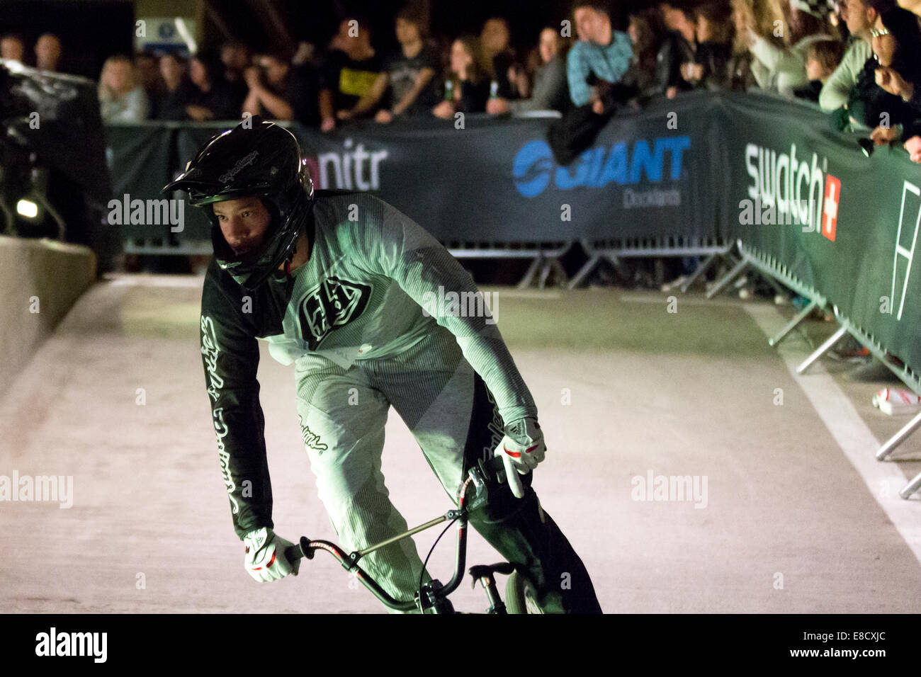 Tre Whyte at Parkour Ride a multi-discipline cycling event held in an ...
