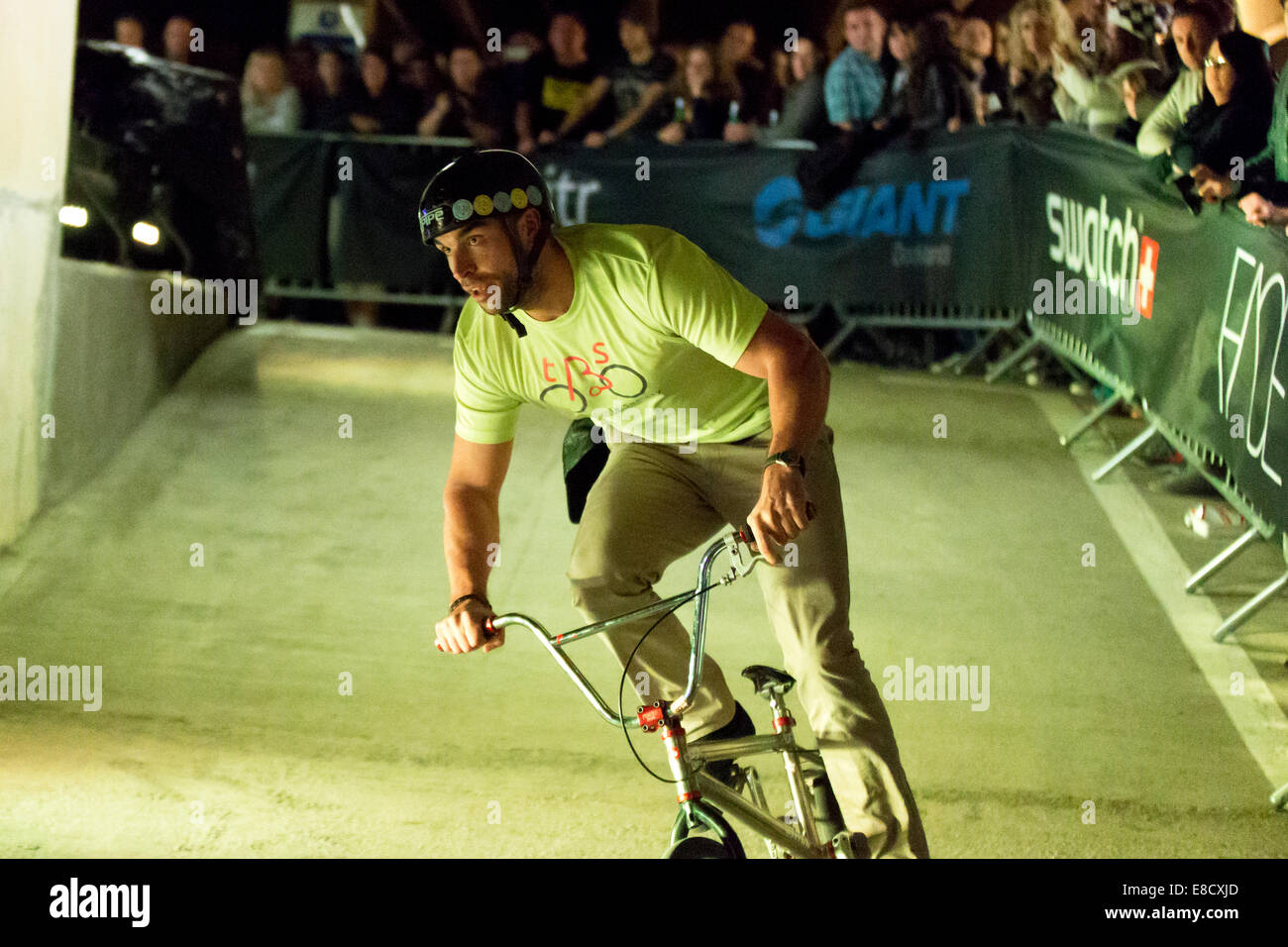 Rob REED at Parkour Ride a multi-discipline cycling event held in an ...
