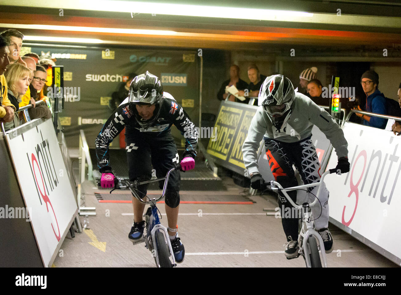 Ryan Stack & Andy WATERMAN at Parkour Ride a multi-discipline cycling ...