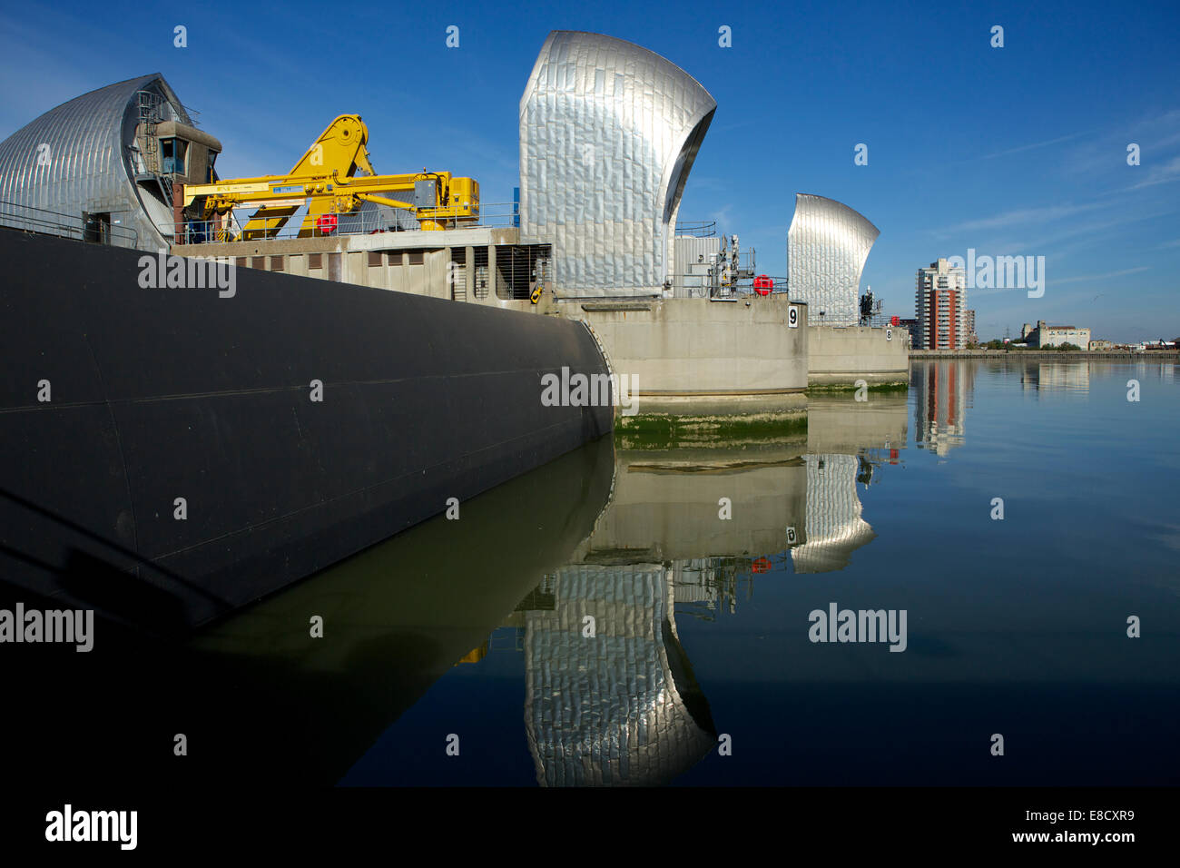 London thames barrier closed hi-res stock photography and images - Alamy