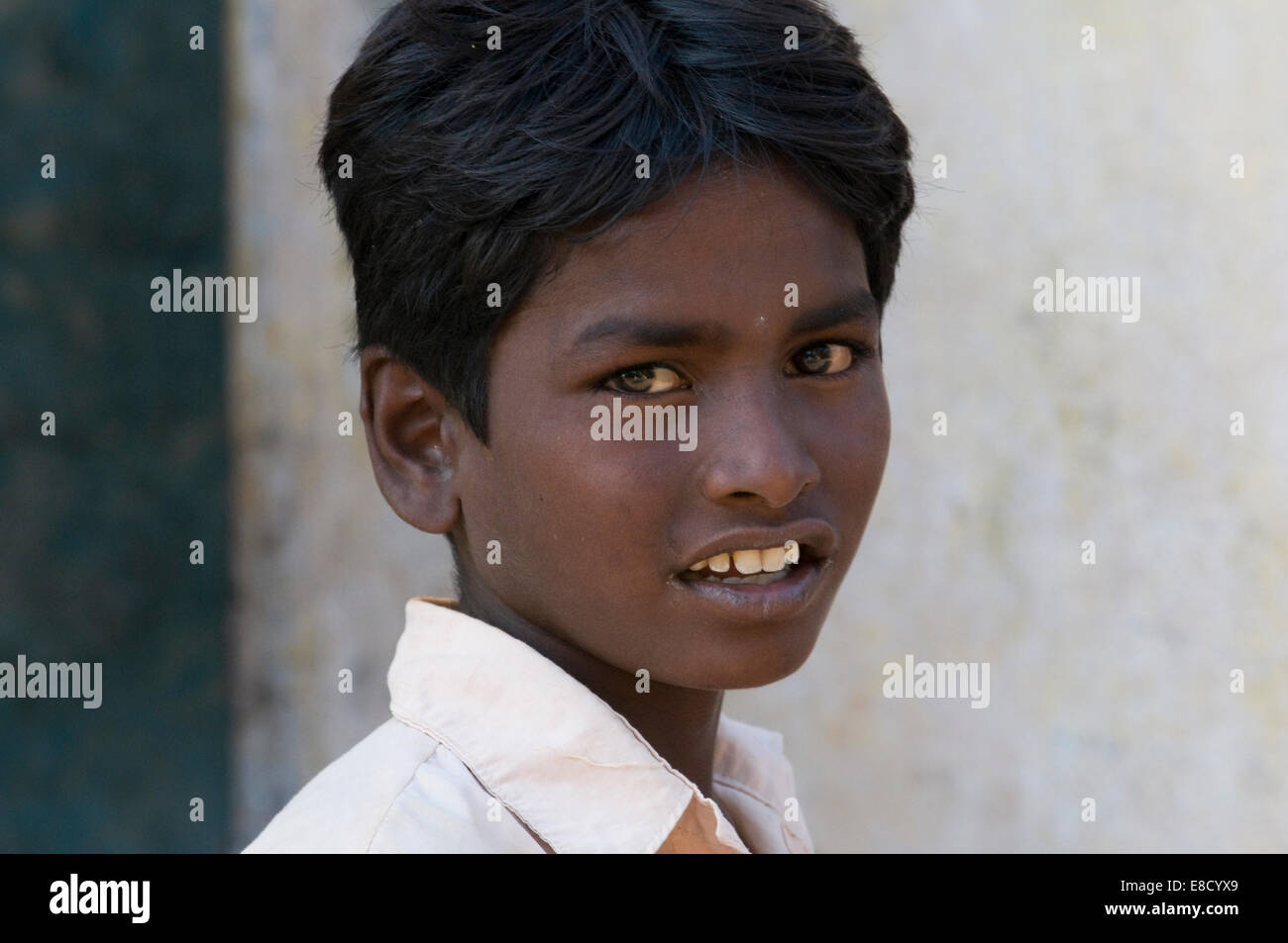 Young pure smiling Indian village boy Stock Photo - Alamy