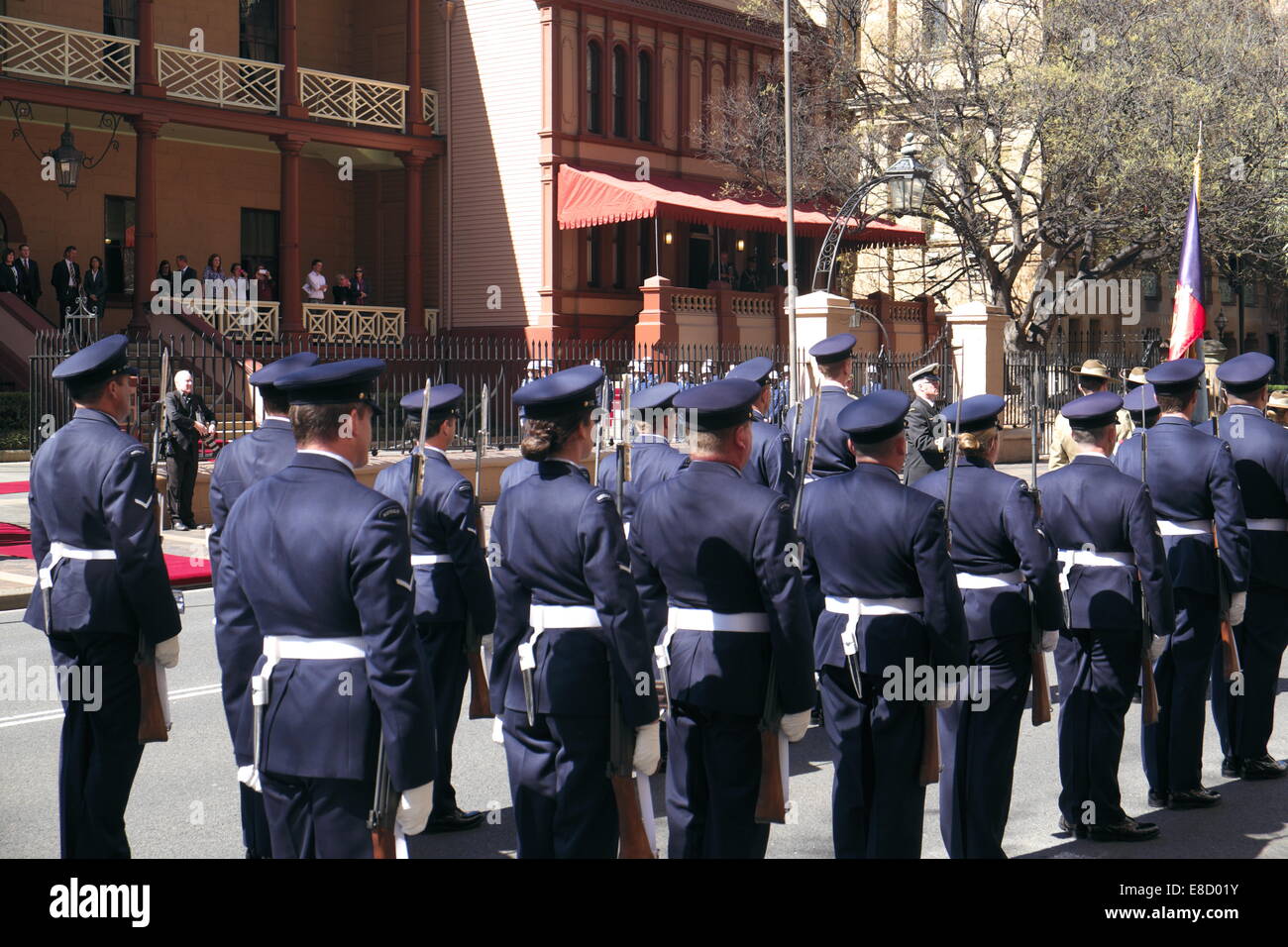 Australian defence military personnel at the State Stock Photo - Alamy