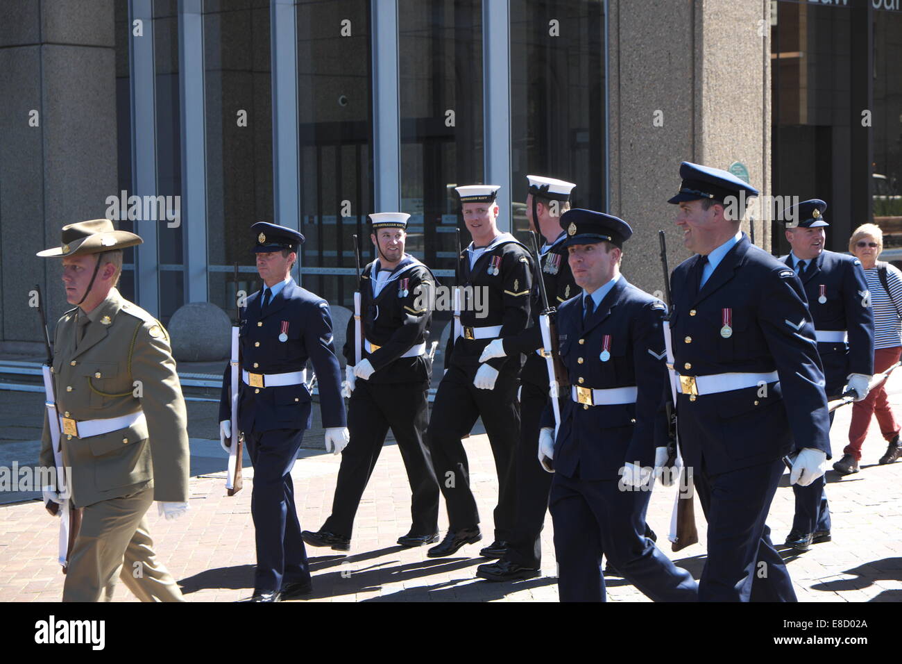 Australian defence military personnel at the State Stock Photo - Alamy