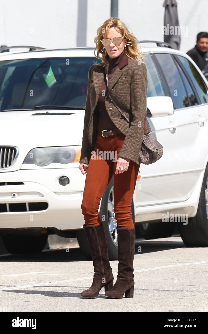 Melanie Griffith shopping on Melrose in West Hollywood, after getting a ...